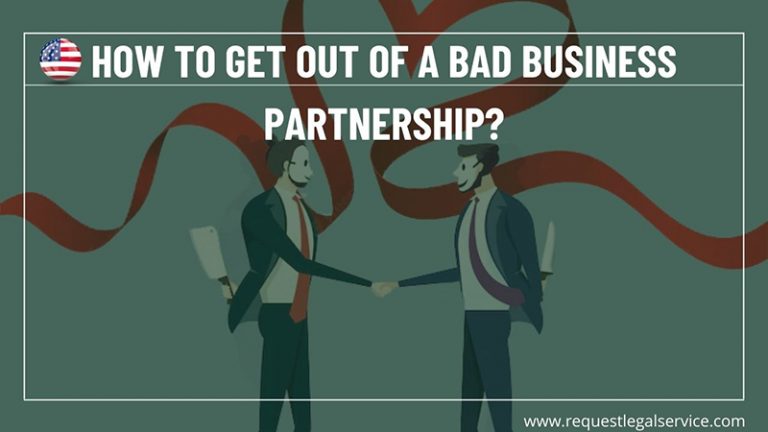 How to get out of a bad business partnership? | Request Legal Service